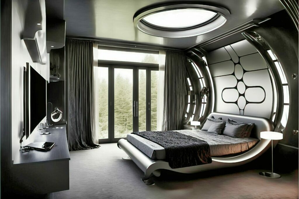 Futuristic Style Bedroom Designs