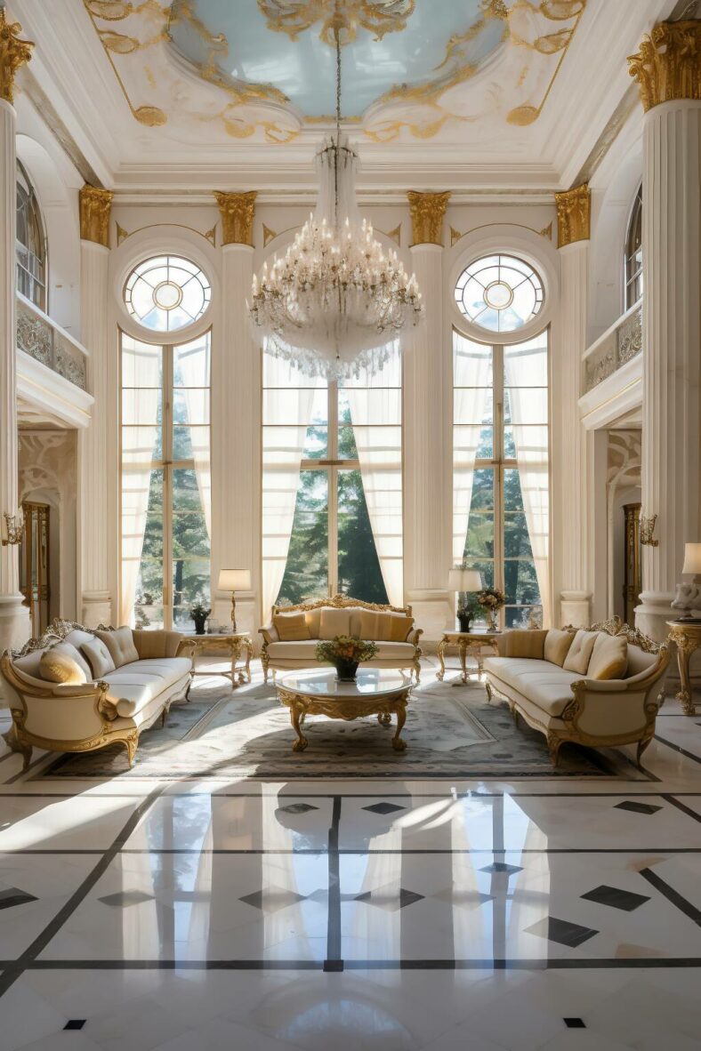 15 Luxury Living Room Designs With Marble Floors