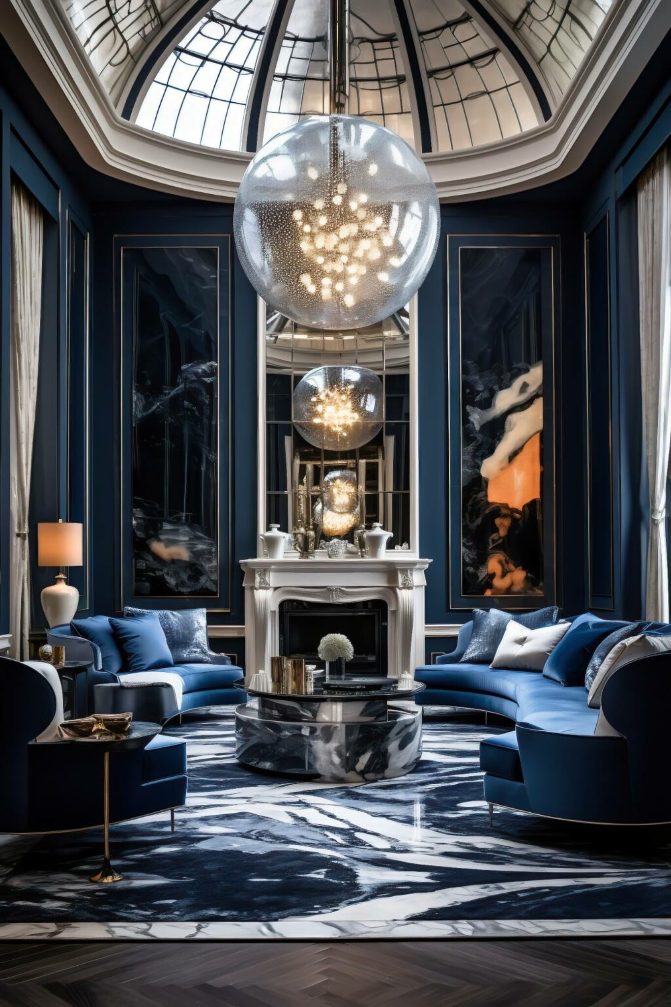 15 Luxury Living Room Designs With Marble Floors